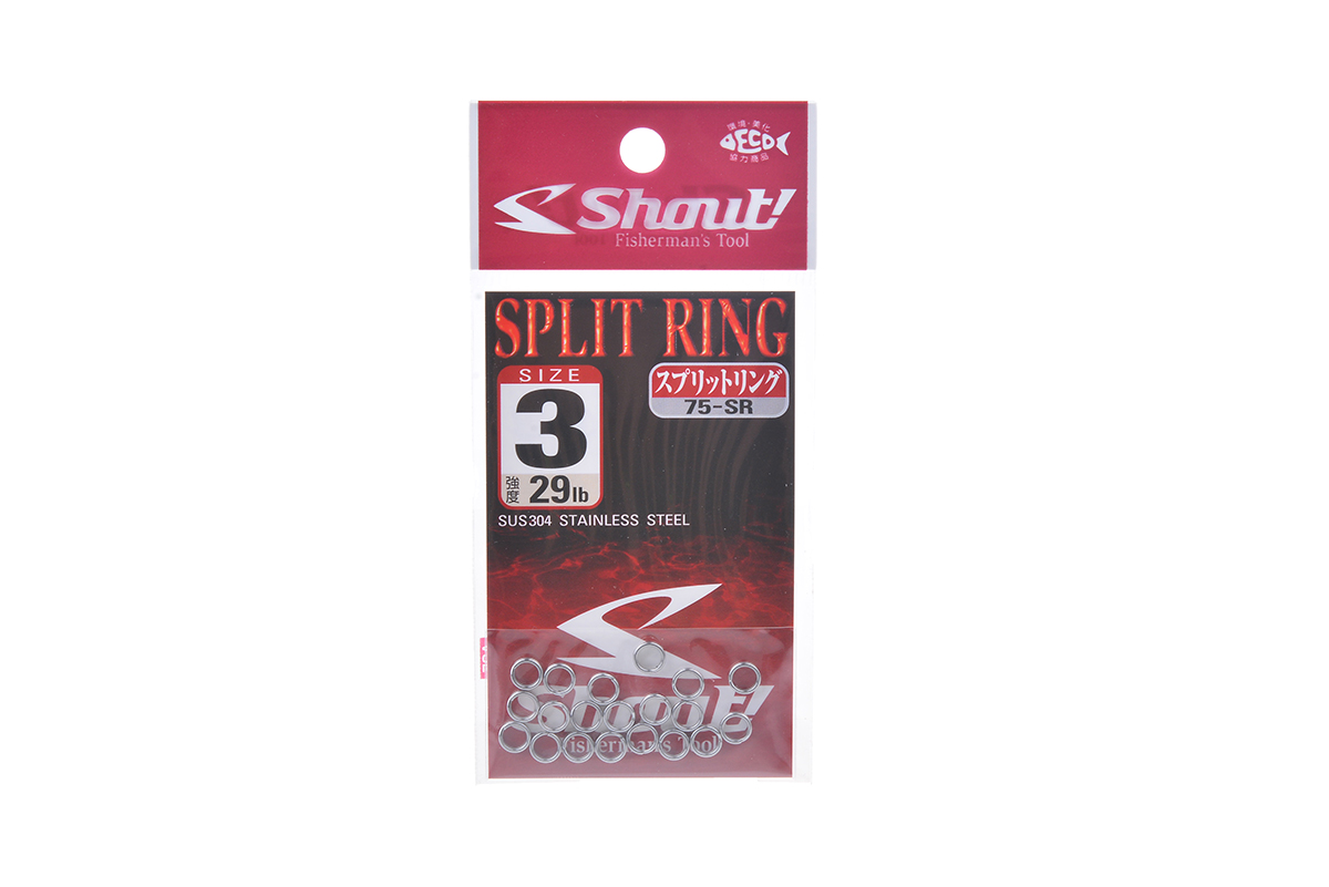 Shout Split Ring 75-SR #3*ห่วงเหยื่อปลอม/สปริทริง - 7 SEAS PROSHOP (THAILAND)