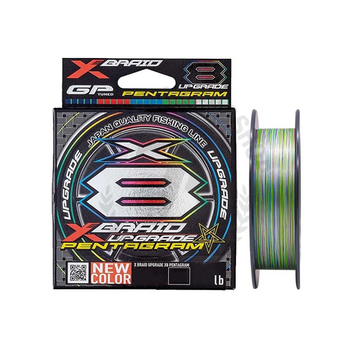 YGK X-Braid Upgrade X8 Pentagram 150m #PE0.6 (Multi Color)*สายพีอี - 7 ...