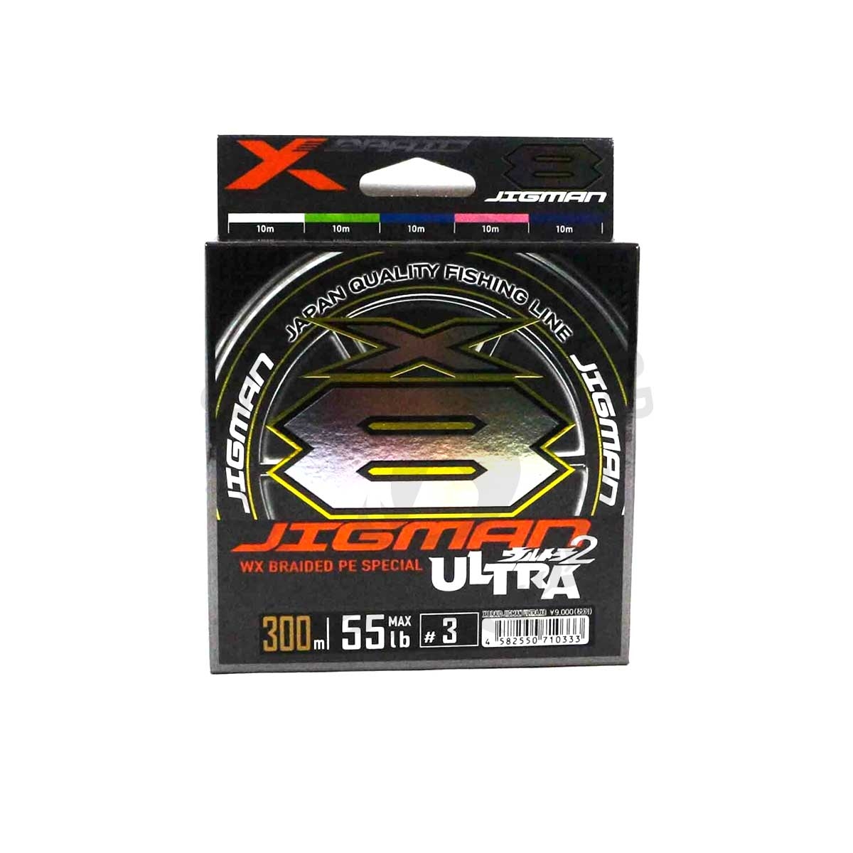 YGK X-Braid Jigman Ultra X8 300m #PE3 (Multi Color)*สายพีอี - 7 SEAS ...
