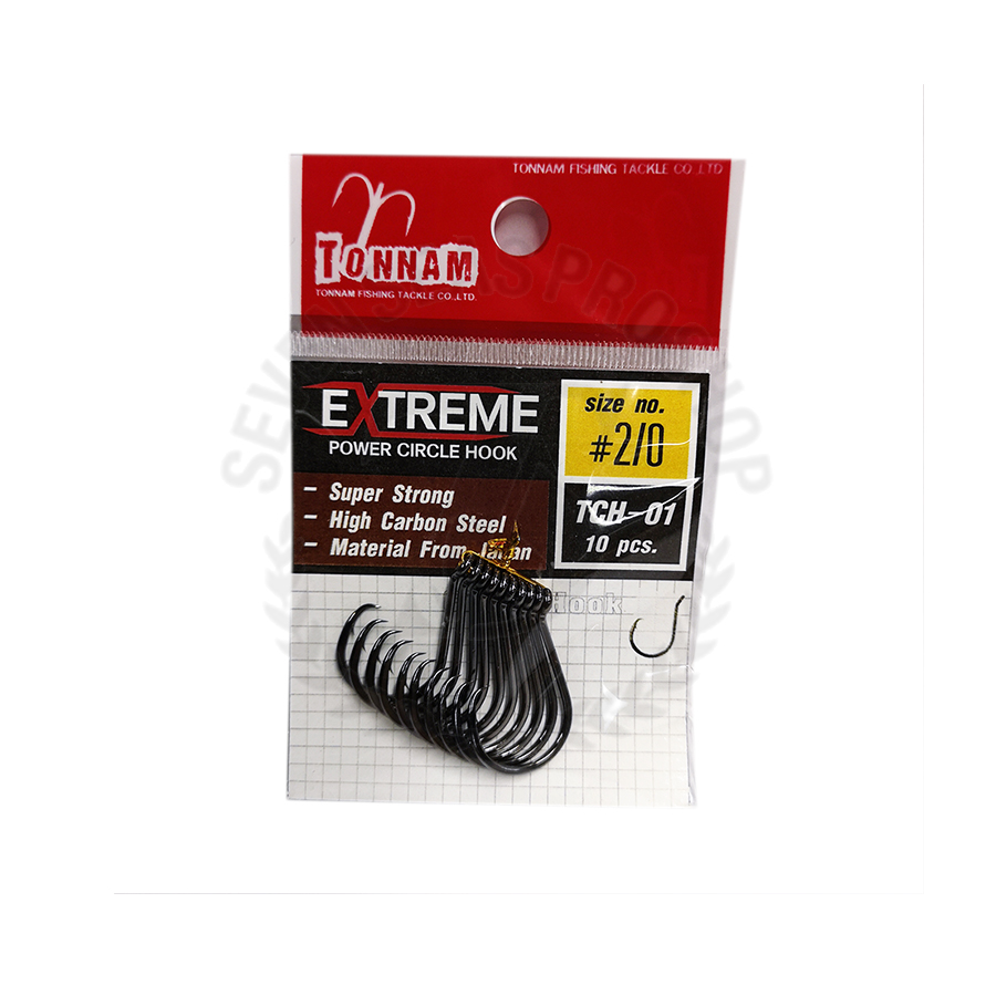 Tonnam Extreme Power Circle Hook TCH-01 #2/0 - 7 SEAS PROSHOP (THAILAND)