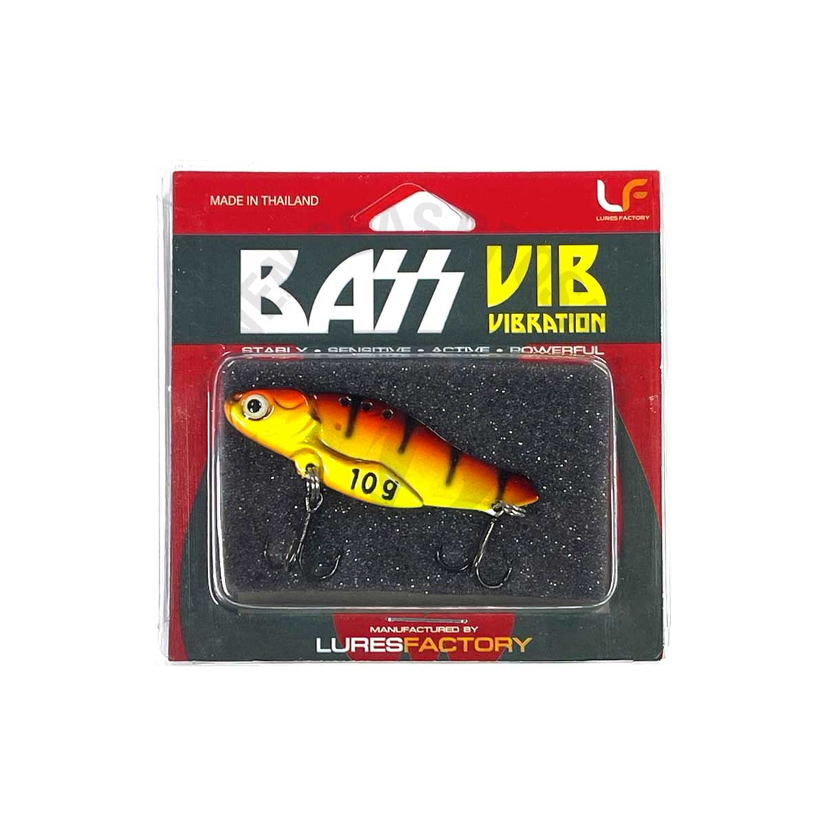 Lures Factory Bass Vib 10g #018 Hot-Tiger*เหยื่อไวเบรชั่น/กระดี่ - 7 SEAS PROSHOP (THAILAND)