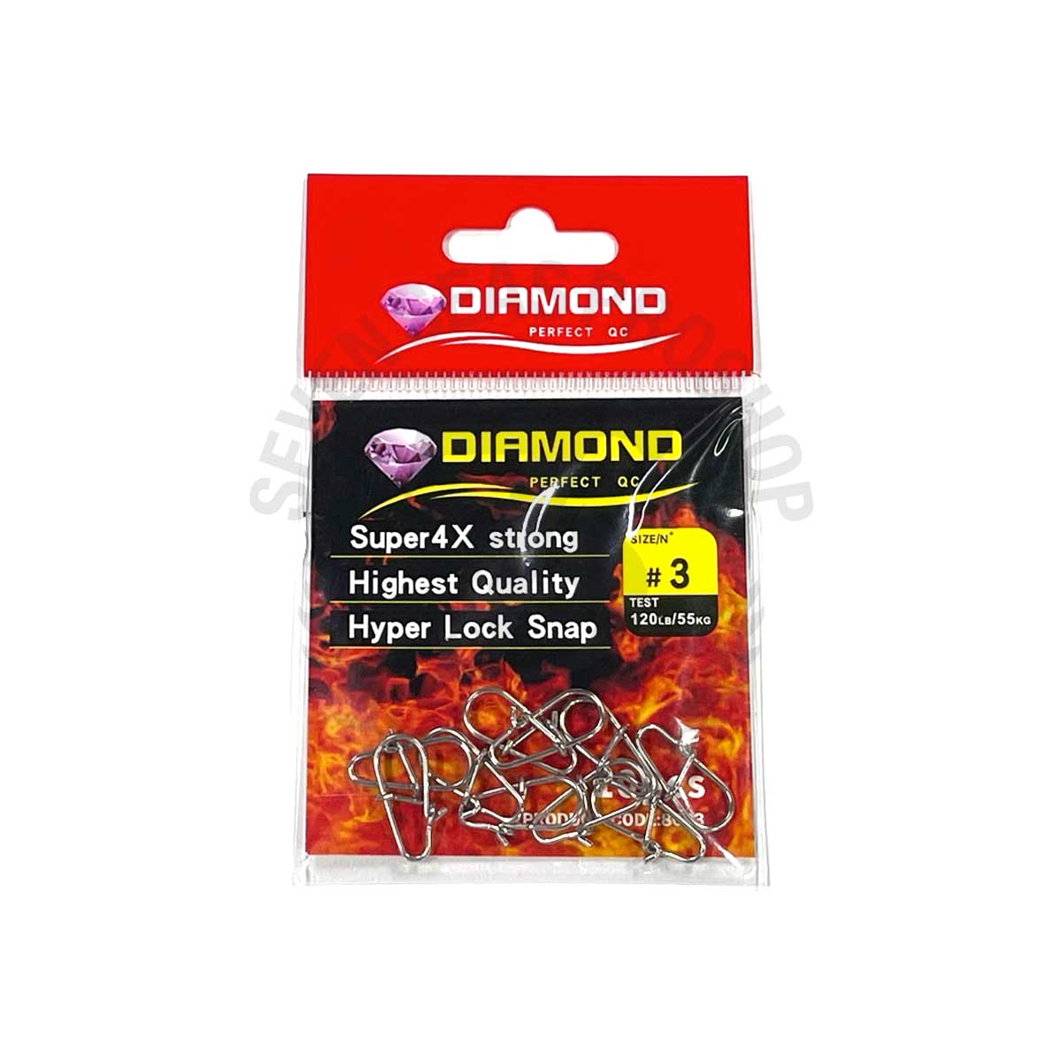 Diamond Hyper Lock Snap #3*กิ๊บเหยื่อปลอม - 7 SEAS PROSHOP (THAILAND)