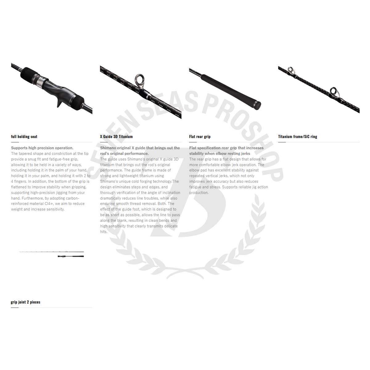 Shimano Ocea Jigger Fullbend B60-1 (Baitcasting)*คันจิ๊กกิ้ง - 7 SEAS ...