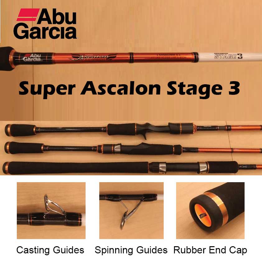 Abu Garcia Super Ascalon Stage3 #AAS661MH TH(20) (Spinning) - 7 SEAS PROSHOP (THAILAND)