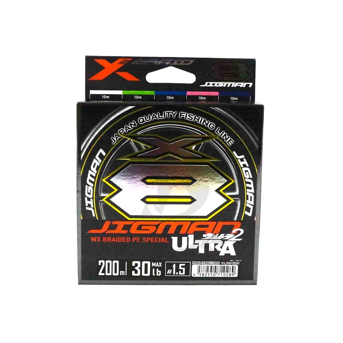 YGK X-Braid Jigman Ultra X8 200m #PE1.5 (Multi Color)*สายพีอี - 7 SEAS PROSHOP (THAILAND)