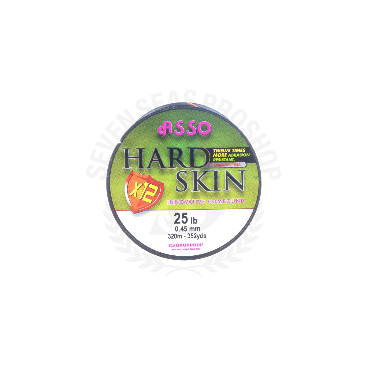 Asso Hard Skin x12 #25lb (Orange)*สายเอ็นโมโน - 7 SEAS PROSHOP (THAILAND)