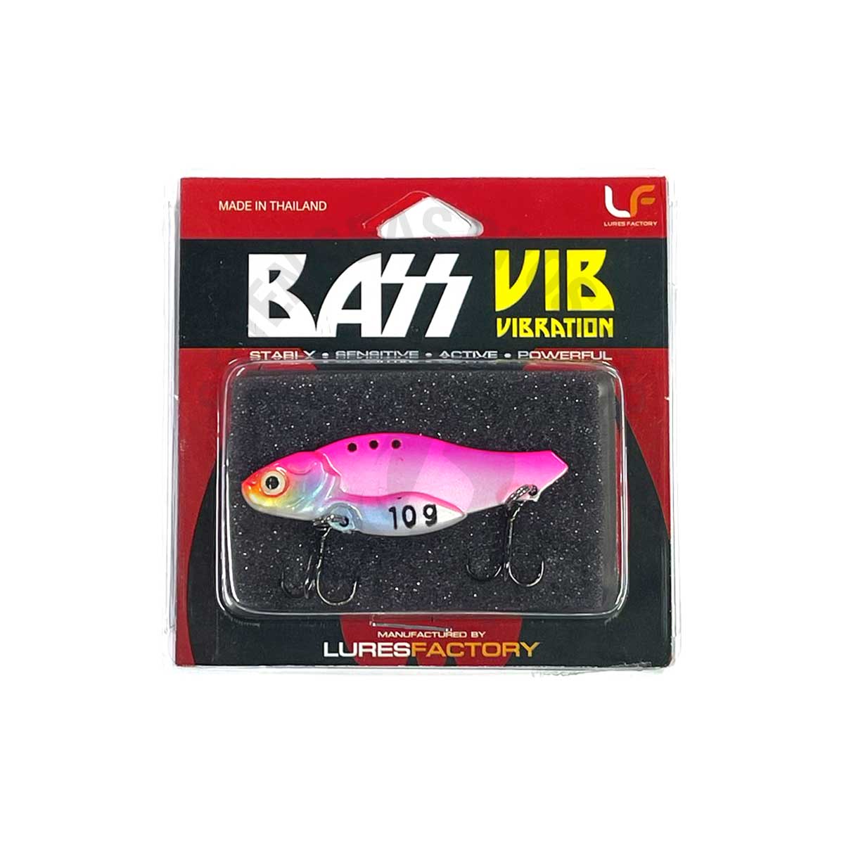 Lures Factory Bass Vib 10g #011 Pink-White*เหยื่อไวเบรชั่น/กระดี่ - 7 SEAS PROSHOP (THAILAND)