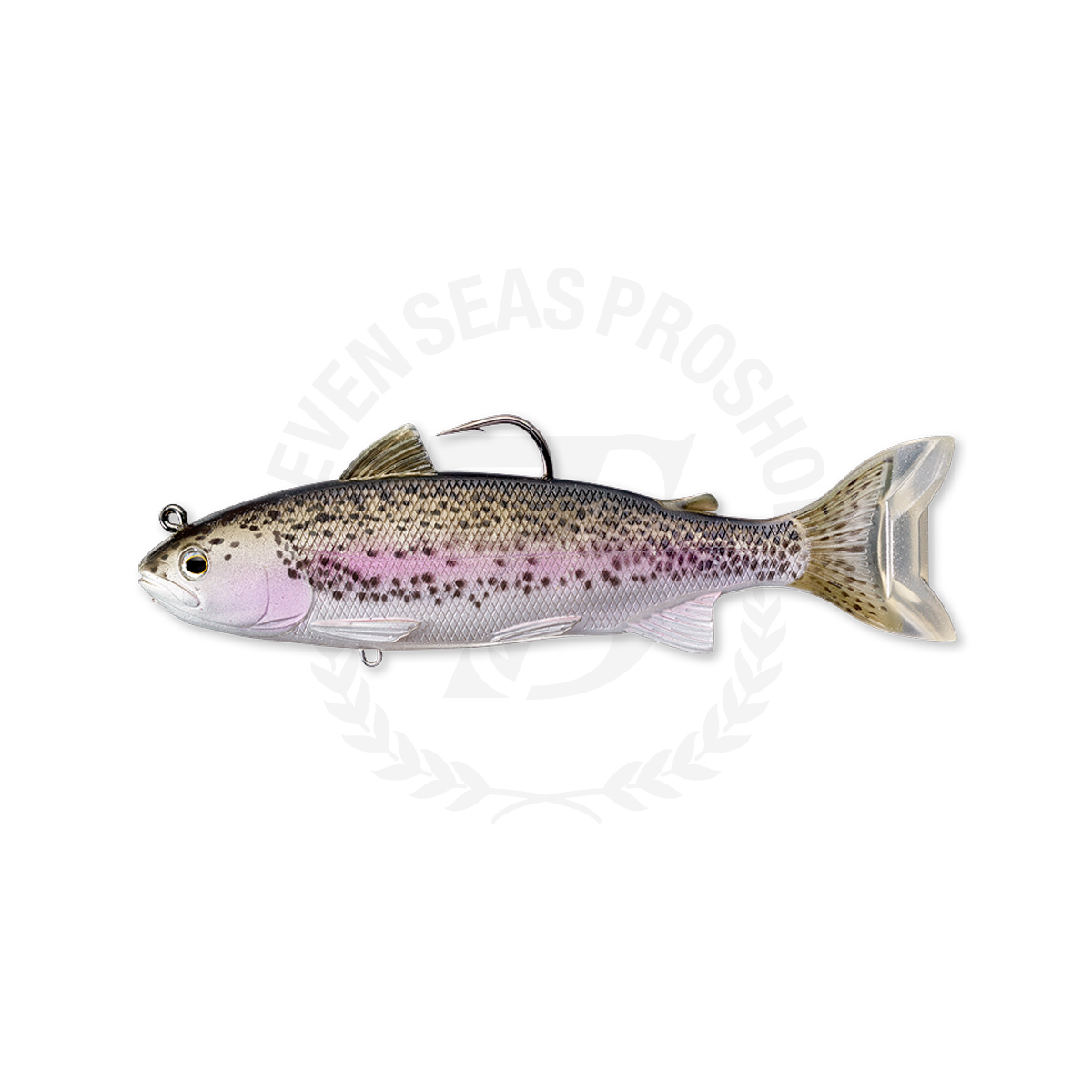 Live Target Adult Trout Swimbait 7-1/2" #718-Silver / Violet - 7 SEAS ...