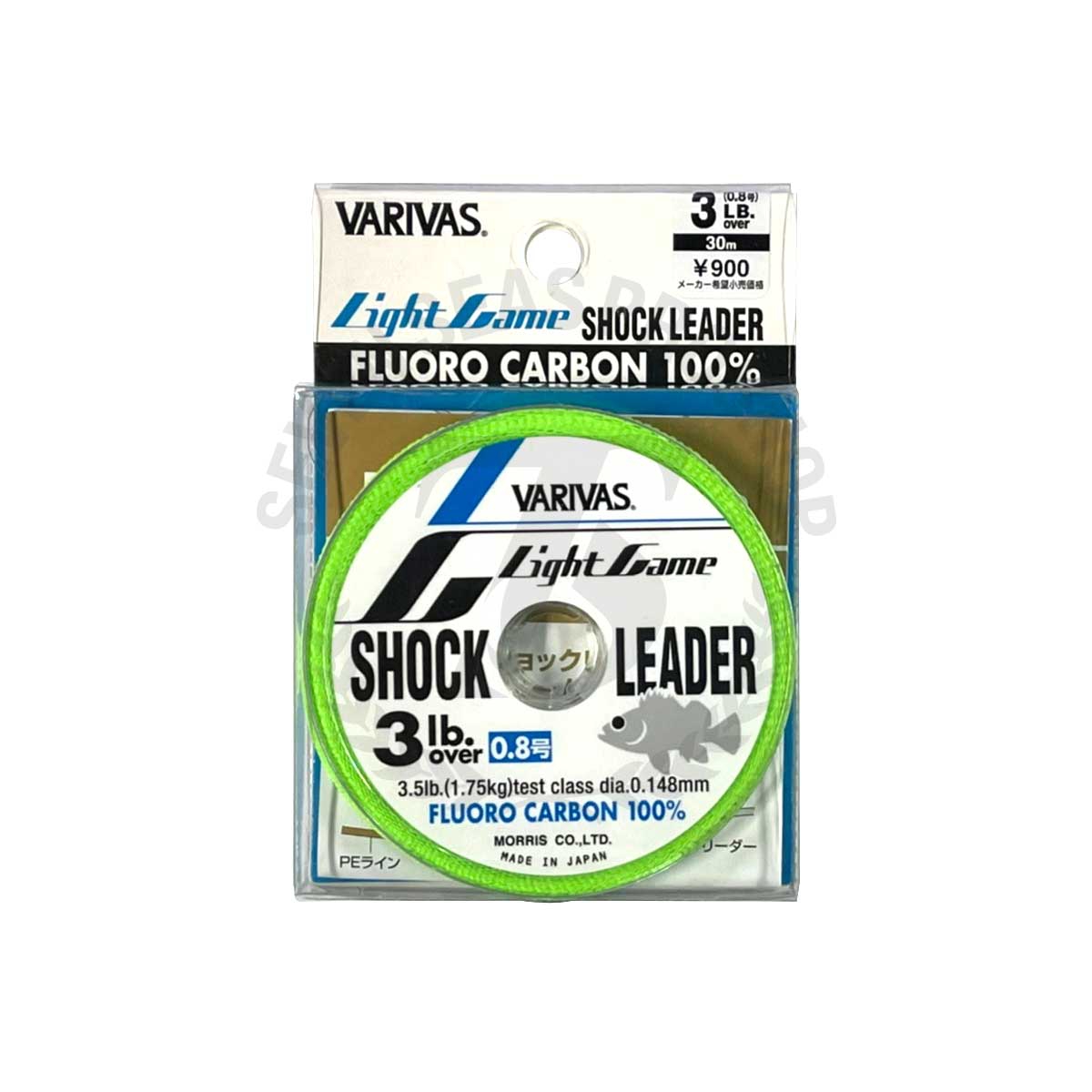 Varivas Light Game Shock Leader Fluoro Carbon 30m #3lb.over (Natural) - 7 SEAS PROSHOP (THAILAND)