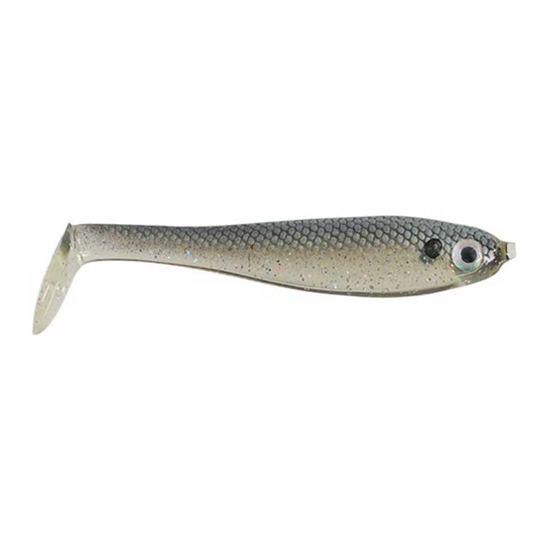 Basstrix Fat Minnow Paddle Tail 6" #PDL6/40-Hologram Shad*เหยื่อปลายาง ...