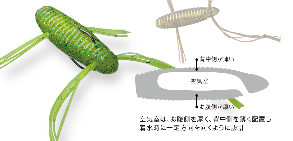 Fish Arrow Air Bag Frog 1.8" #08-Junebug*เหยื่อกบยาง - 7 SEAS PROSHOP ...