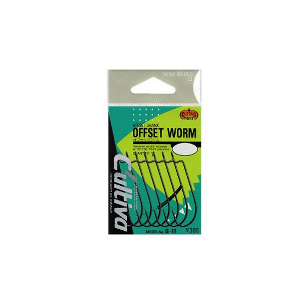 Owner Offset Worm B-11 #2/0 - 7 SEAS PROSHOP (THAILAND)