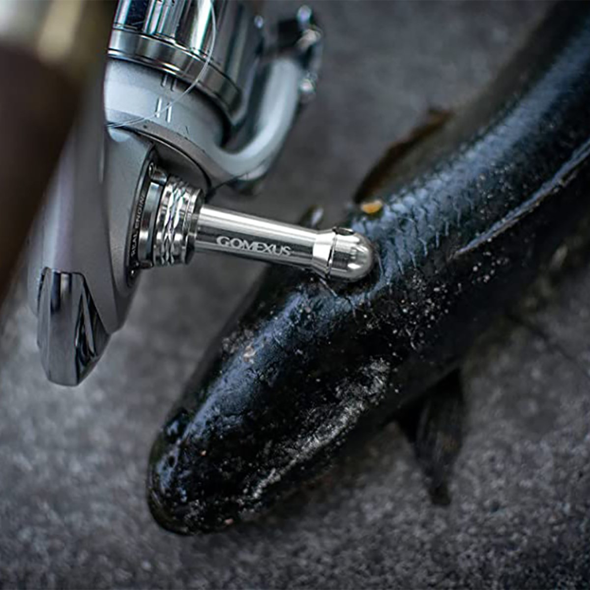 Gomexus Reel Stand R2 For Shimano Daiwa Aluminum 42mm #Gunmetal - 7 ...