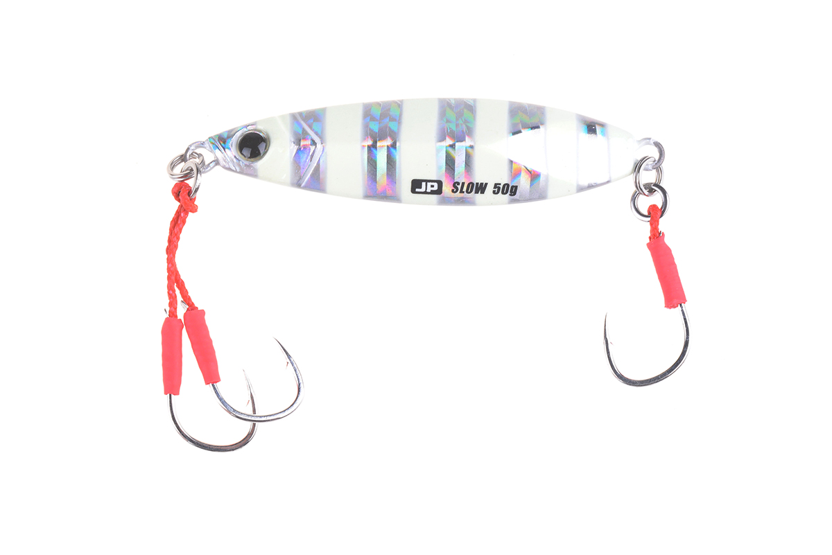 Major Craft Jigpara Slow JPSLOW-50g #07 Zebra-Glow*เหยื่อจิ๊ก - 7 SEAS PROSHOP (THAILAND)