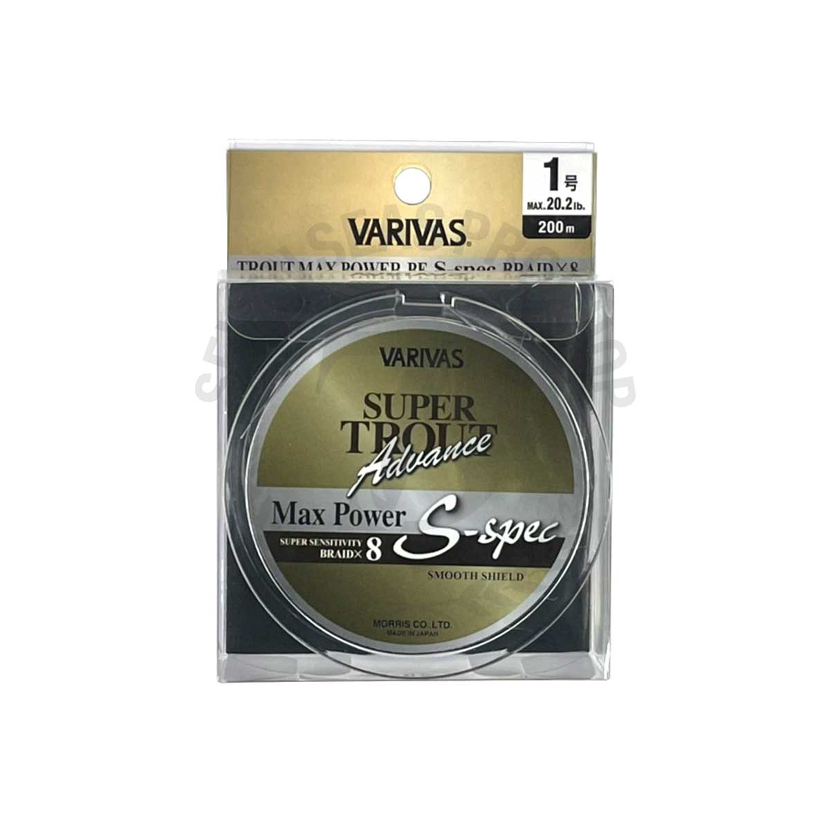 Varivas Super Trout Advance Max Power PE S-spec 200m #PE-1 (Champagne Gold + White) - 7 SEAS ...