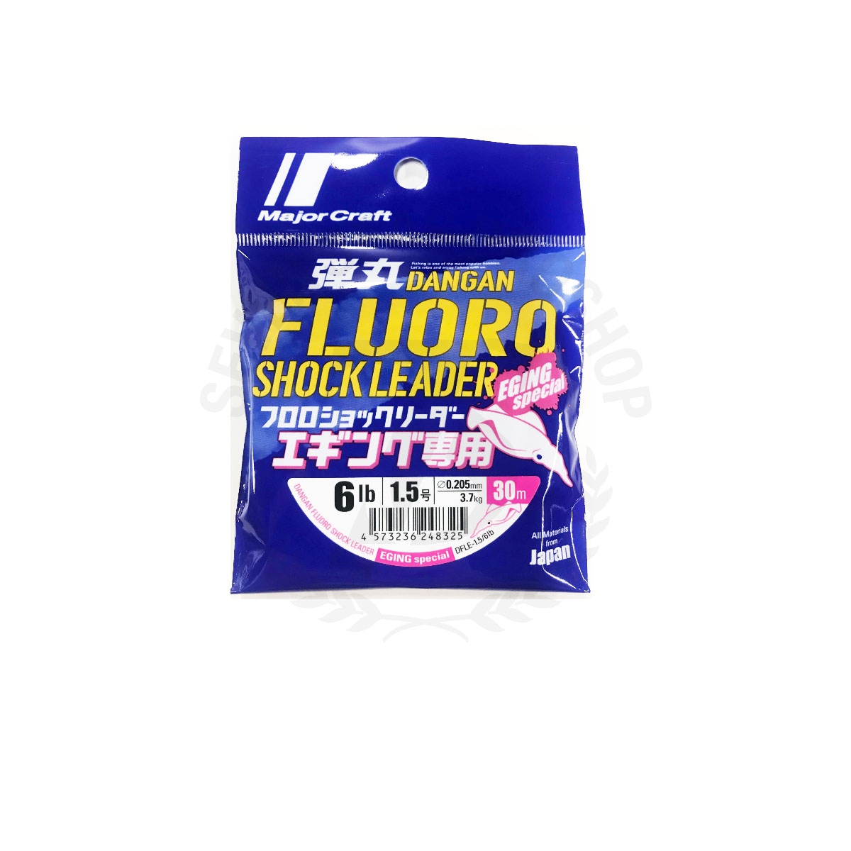 Major Craft Fluoro Leader Eging #6lb-30m*สายลีดฟลูออโรคาร์บอน/ตกหมึก ...