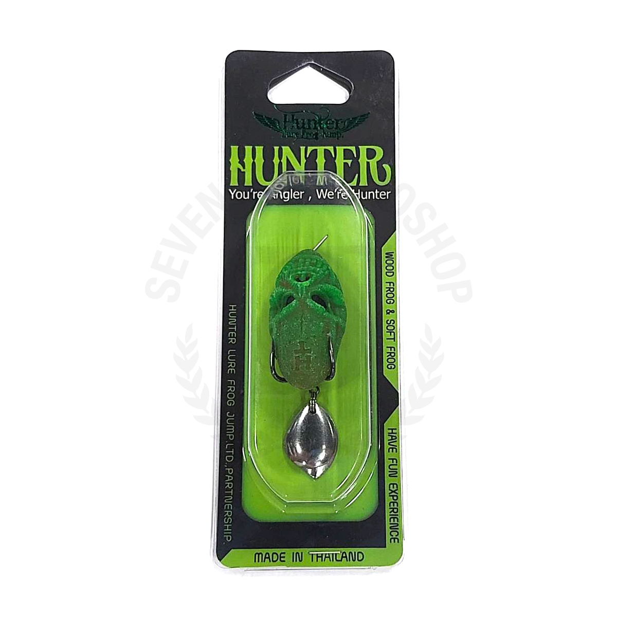 Hunter Ghost Tail #Green*เหยื่อกบยาง - 7 SEAS PROSHOP (THAILAND)