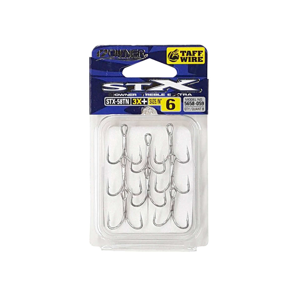 Owner S-Owner Treble Extra STX-58TN 3X+ #6*เบ็ดสามทาง - 7 SEAS PROSHOP ...