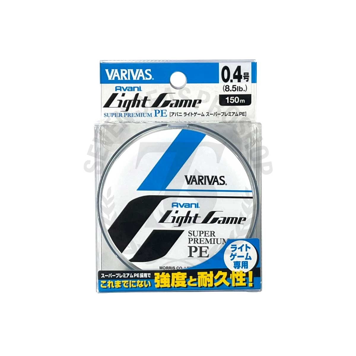 Varivas Avani Light Game Super Premium PE X4 150m #PE-0.4 (Natural Blue) - 7 SEAS PROSHOP (THAILAND)