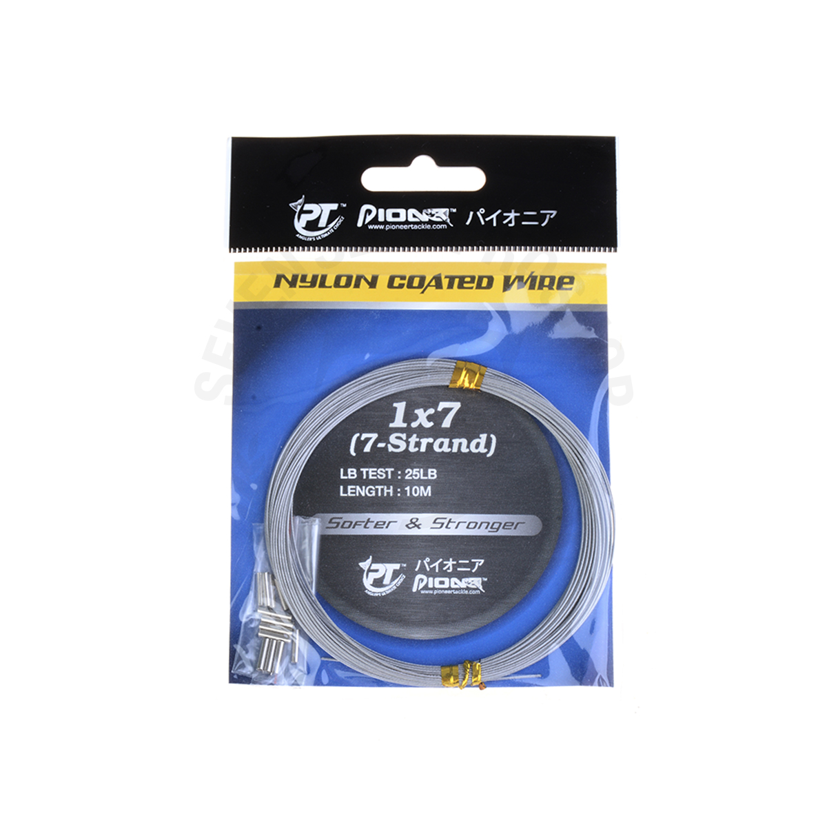 Pioneer 1x7(7-Strand) N/COATED WIRE *W #25lb-W*สายลีดลวดสแตนเลส - 7 ...