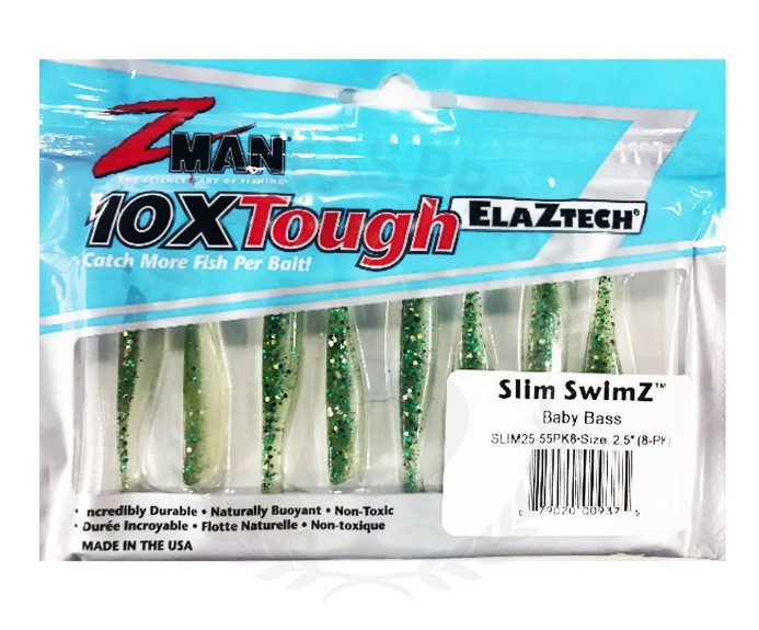 Z-Man Slim SwimZ 3.0" Baby Bass - 7 SEAS PROSHOP (THAILAND)