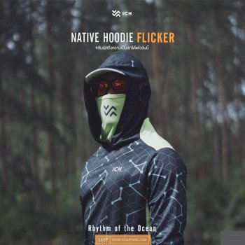 ICH Native Hoodie Flicker AN21060006 (Men Size-4L) - 7 SEAS PROSHOP ...