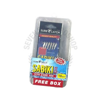 Sure catch Sabiki Rig -10 set box Size 10 - 7 SEAS PROSHOP (THAILAND)
