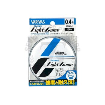 Varivas Avani Light Game Super Premium PE X4 150m #PE-0.4 (Natural Blue ...